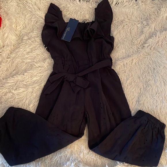 Habitual | Matching Sets | Nwt Habitual Navy Blue Eyelet Romper 3t ...